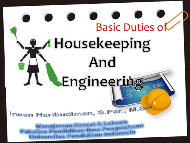 11. Man Pemeliharaan Sarana & Prasarana Resort - Basic Duties of ...