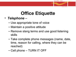 11.3 professional etiquette | PPT