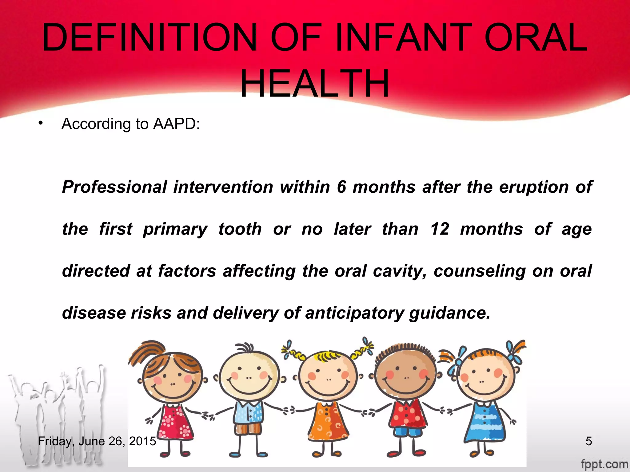 Infant oral health care | PPT