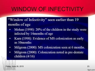 Infant oral health care | PPT