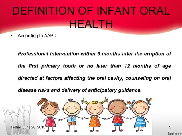 Infant oral health care | PPT
