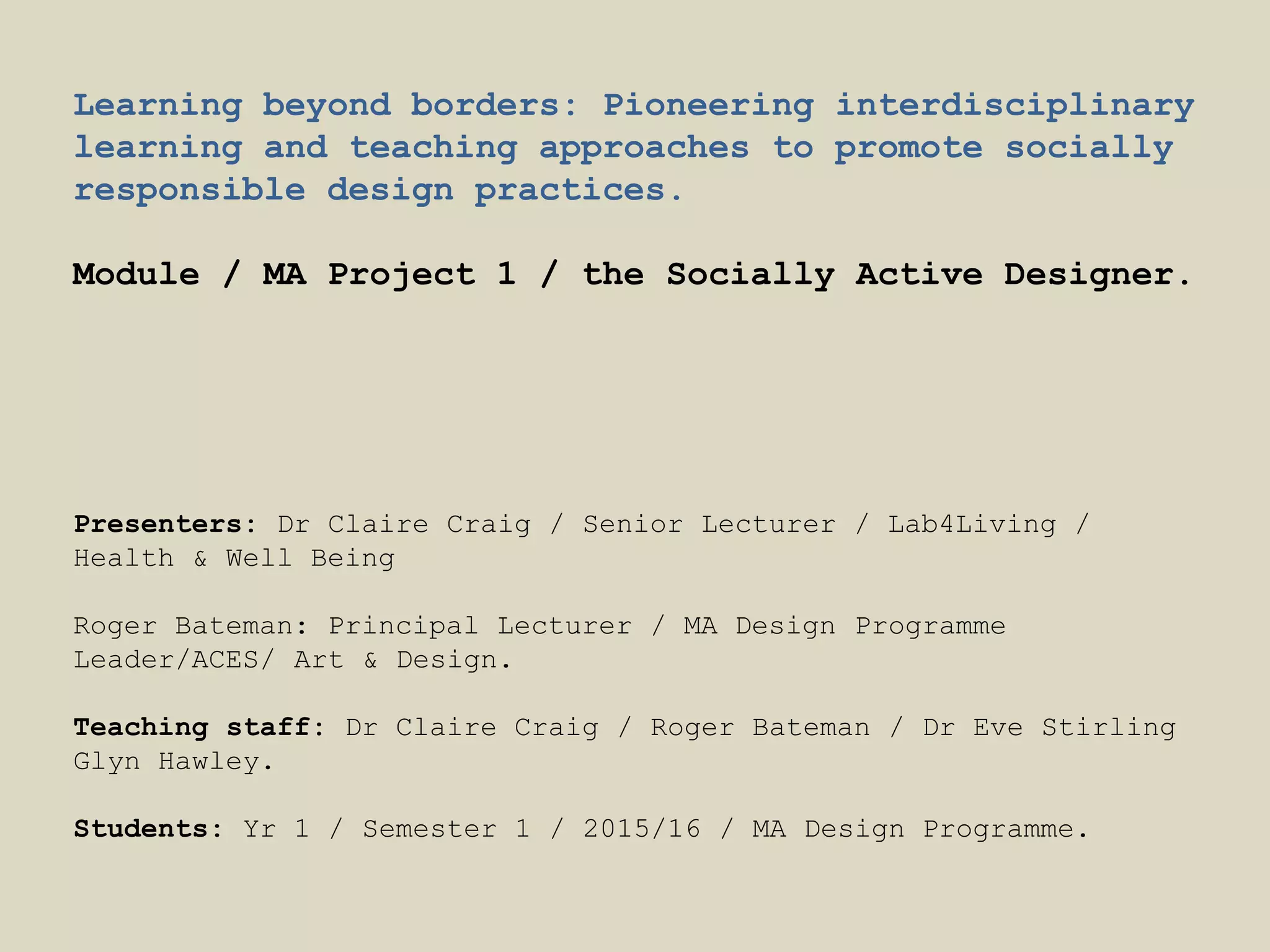 Learning beyond borders: Pioneering interdisciplinary learning and ...