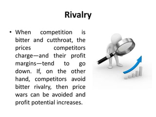Competitive analysis - porter’s five force model- strategic management ...