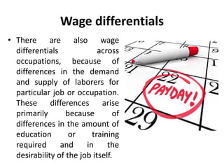 Occupational wage differentials - compensation management - Manu Melwin ...