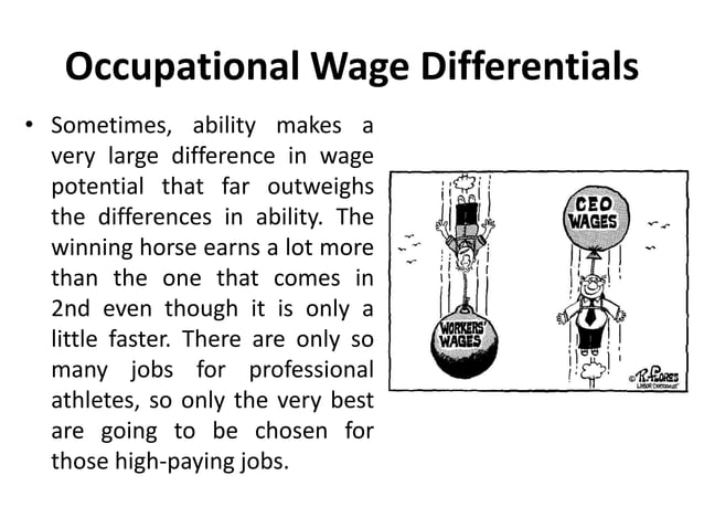 Occupational wage differentials - compensation management - Manu Melwin ...
