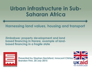 11. Property development and land based financing in Harare | PDF