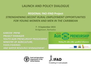 11. FAO-IFAD - Agripreneurship | PPTX