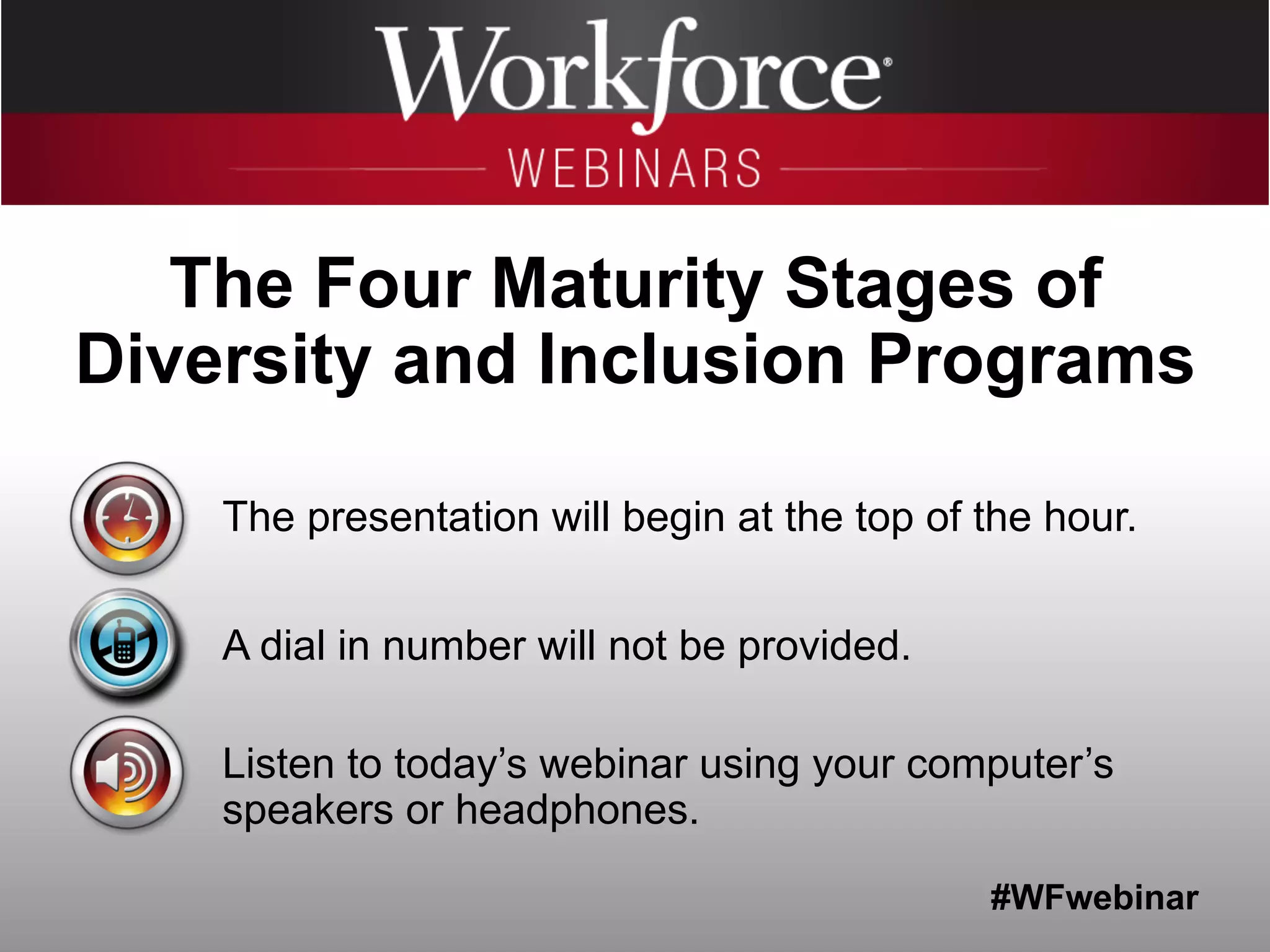 The Four Maturity Stages of Diversity and Inclusion Programs | PDF