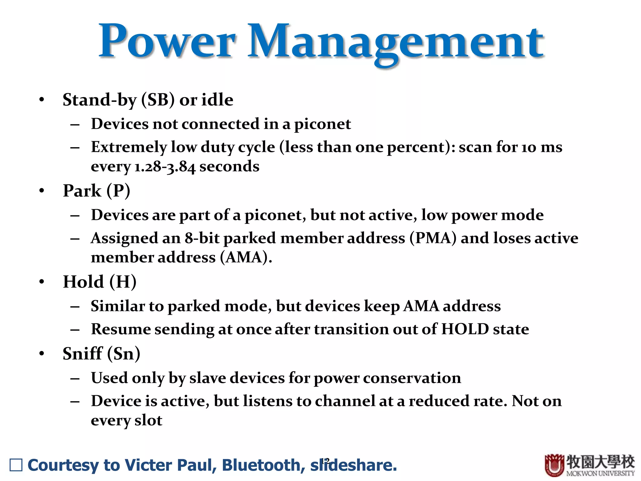 Introduction to Bluetooth | PPT