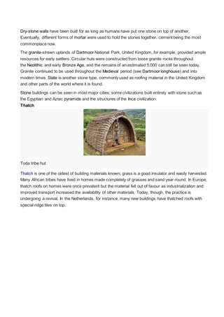 use of traditional building materials | DOCX