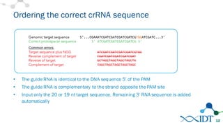 Increase efficiency of genome editing with the Alt-R™ CRISPR-Cas9 ...