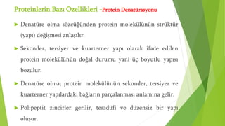 11. proteinler 4 | PPTX