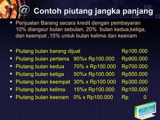 penyusunan anggaran piutang | PPTX
