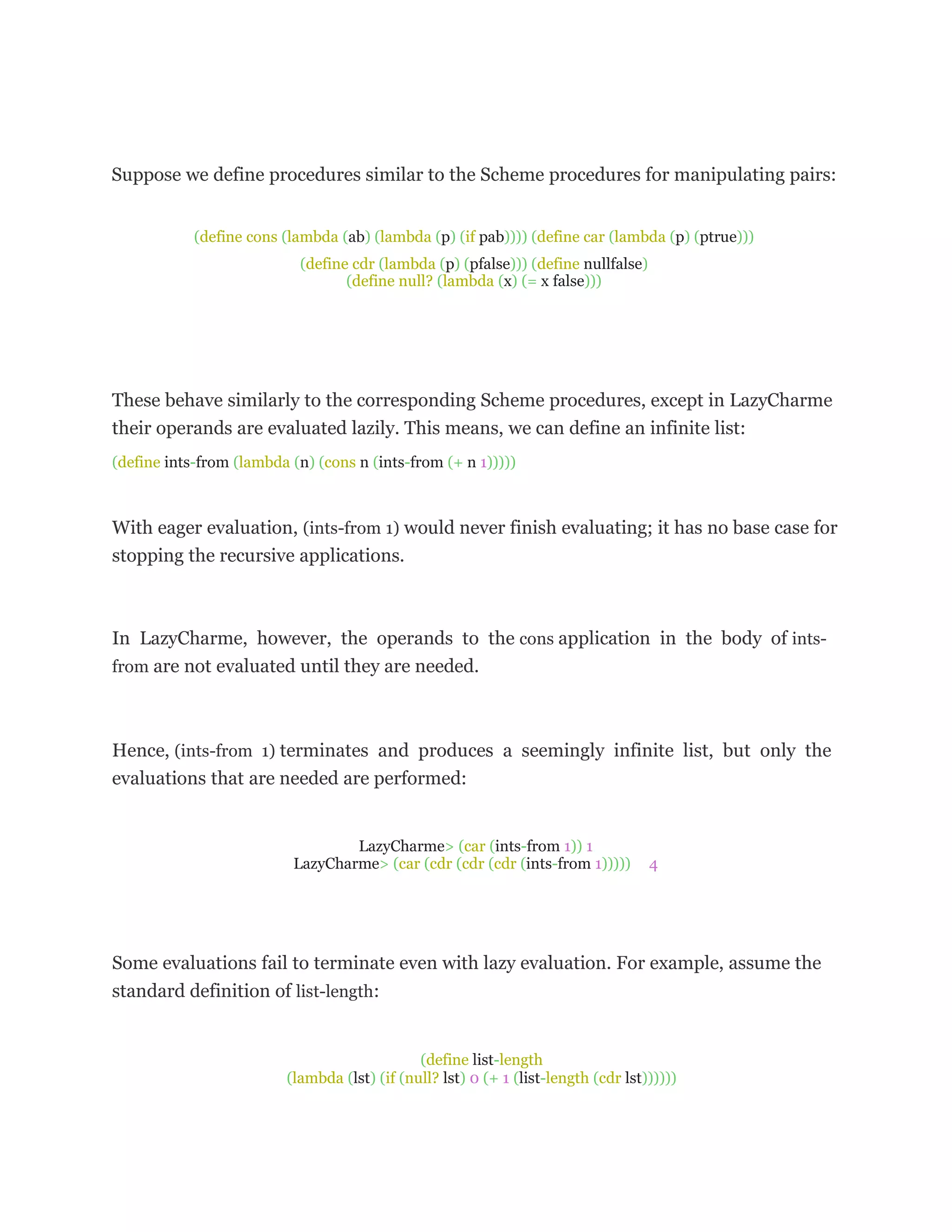 lazy evaluation | PPT