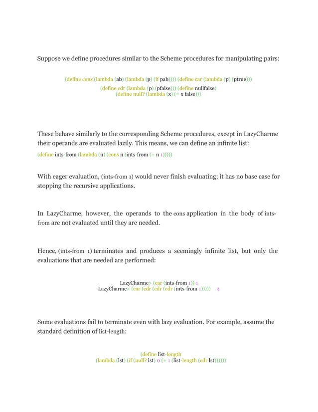 lazy evaluation | PPT