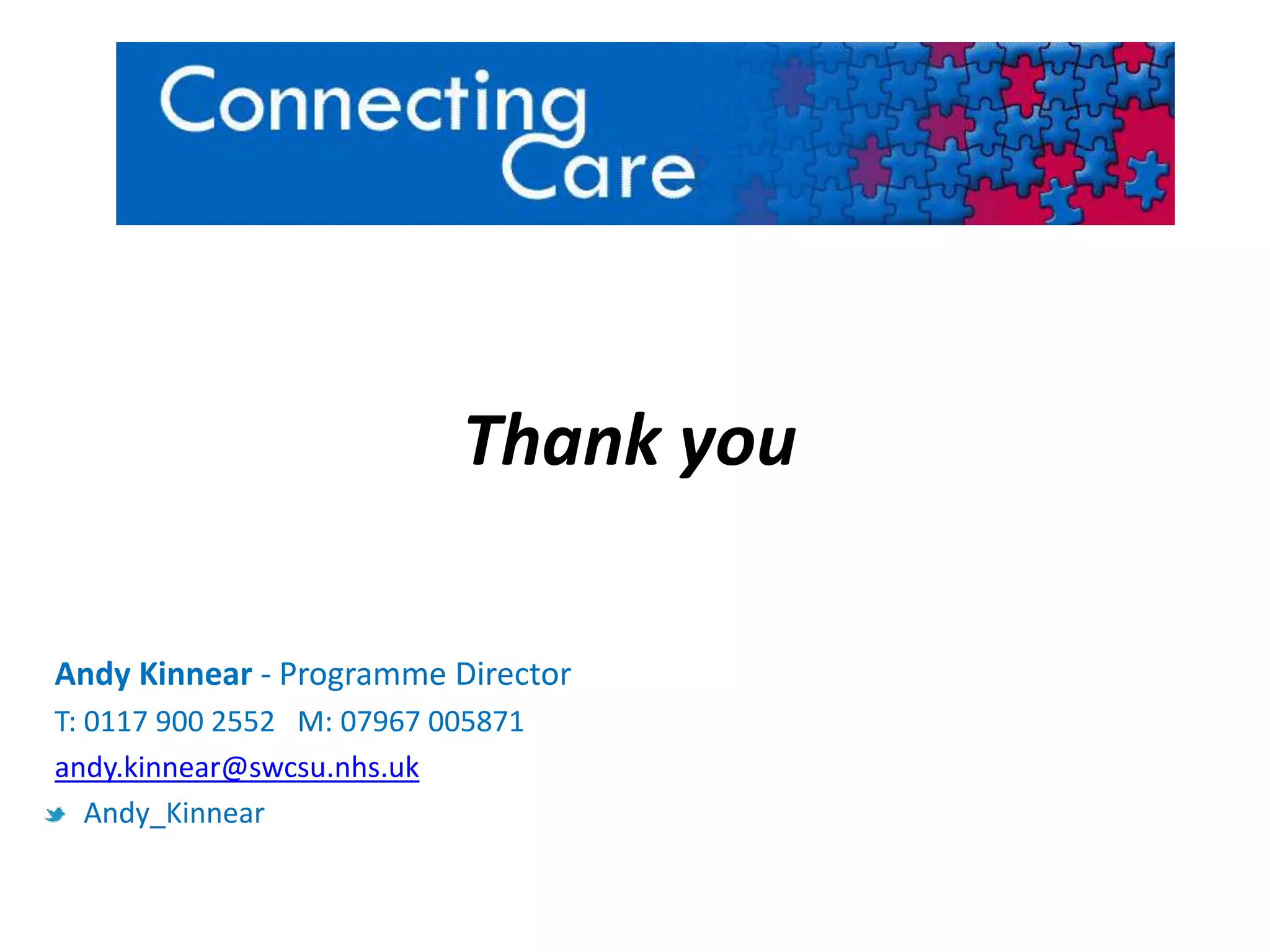 Andy Kinnear, Connecting Care | PPTX