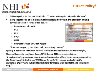 Tadhg Daly , CEO, Nursing Homes Ireland | PDF