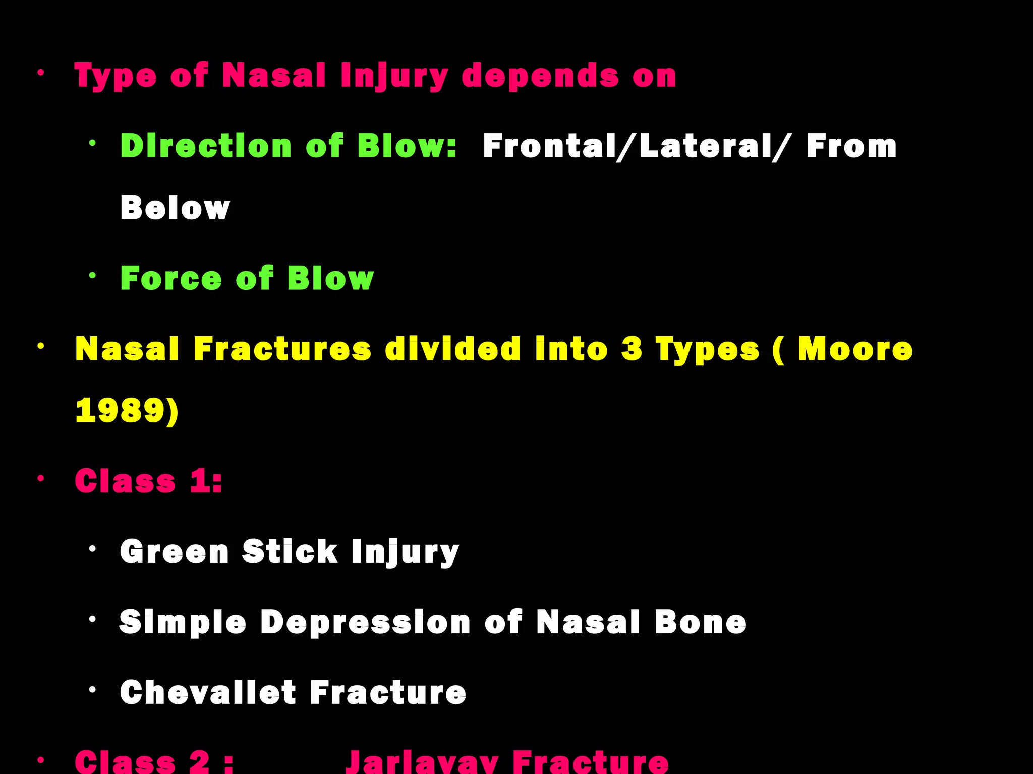 Facial bone fractures | PPT