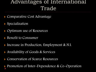 11. theories of international trade | PPT