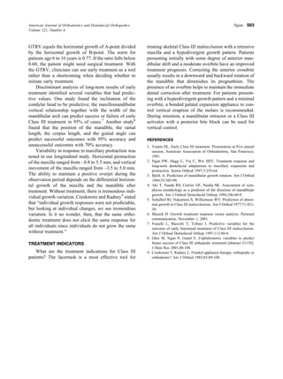 early orthodonatic treatment - biomechanics in maxillary protraction ...