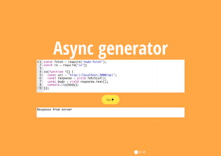 All you need to know about Callbacks, Promises, Generators | PPT