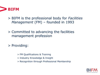 BIFM’s Sustainability Survey 2016: Where are we 10 years on? | PPT