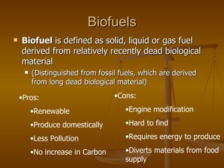 11 16 Biofuels | PPT