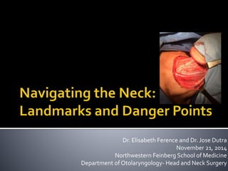 Navigating the Neck: Neck Anatomy Landmarks and Dangerpoints | PPTX