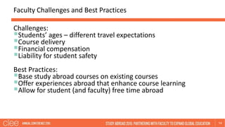 Opening More Doors: Keys to Successful Faculty-Led Study Abroad for Graduate Students | PPTX