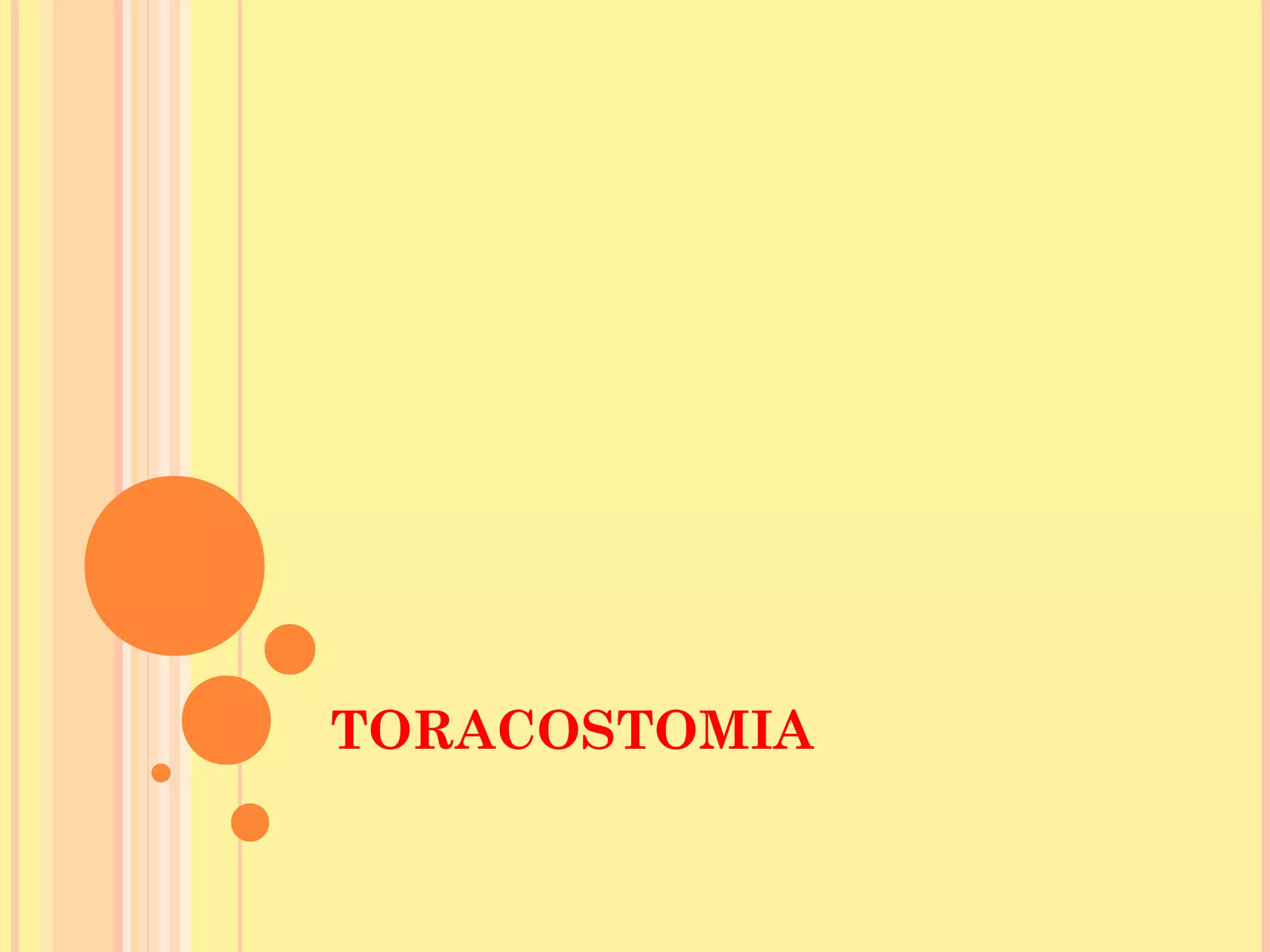 Toracostomia | PPT