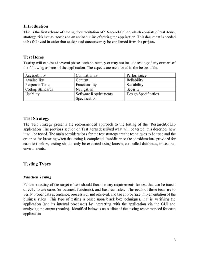 Software Project Management: Testing Document | PDF