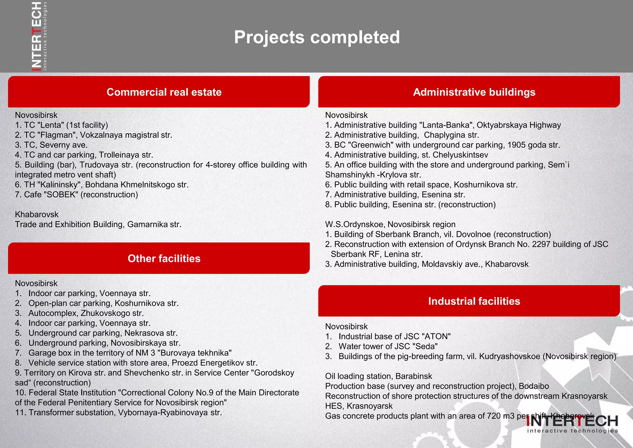InterTech is a leading Russian civil engineering company | PPT