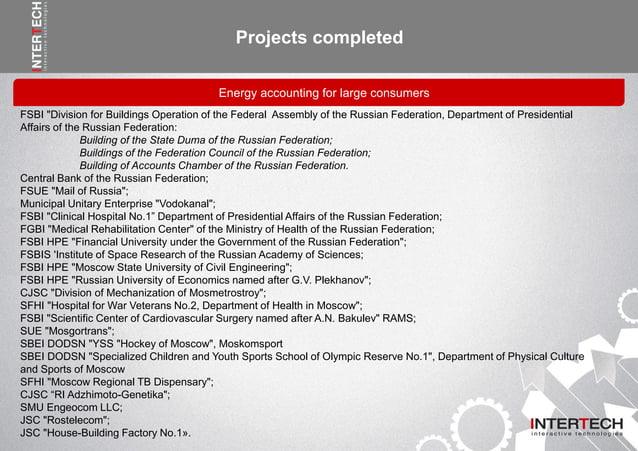 InterTech is a leading Russian civil engineering company | PPT