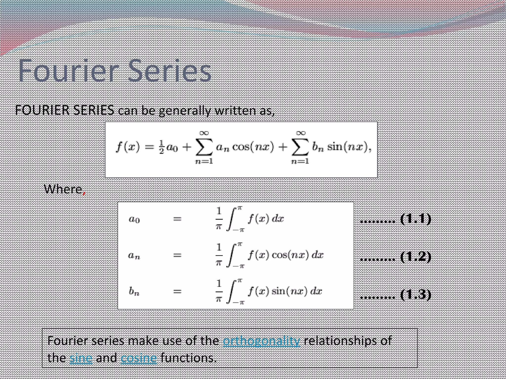 aem : Fourier series of Even and Odd Function | PPT