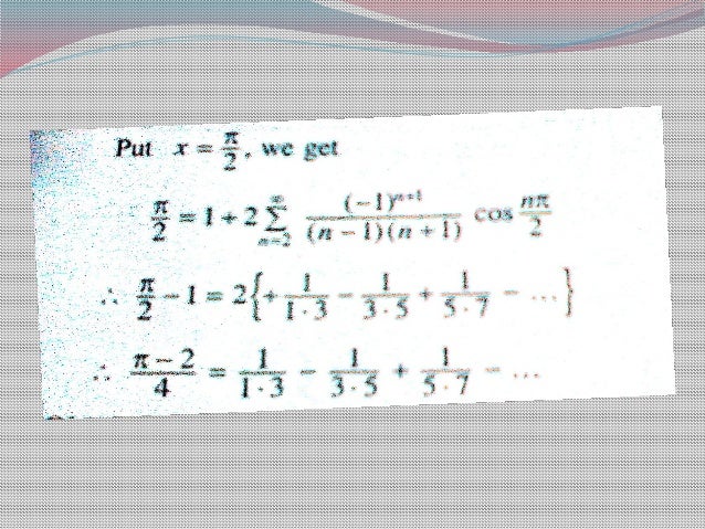 Aem Fourier Series Of Even And Odd Function