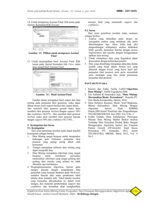 11. sri rahayu implementasi data mining pada penjualan tiket pesawat menggunakan algoritma ...