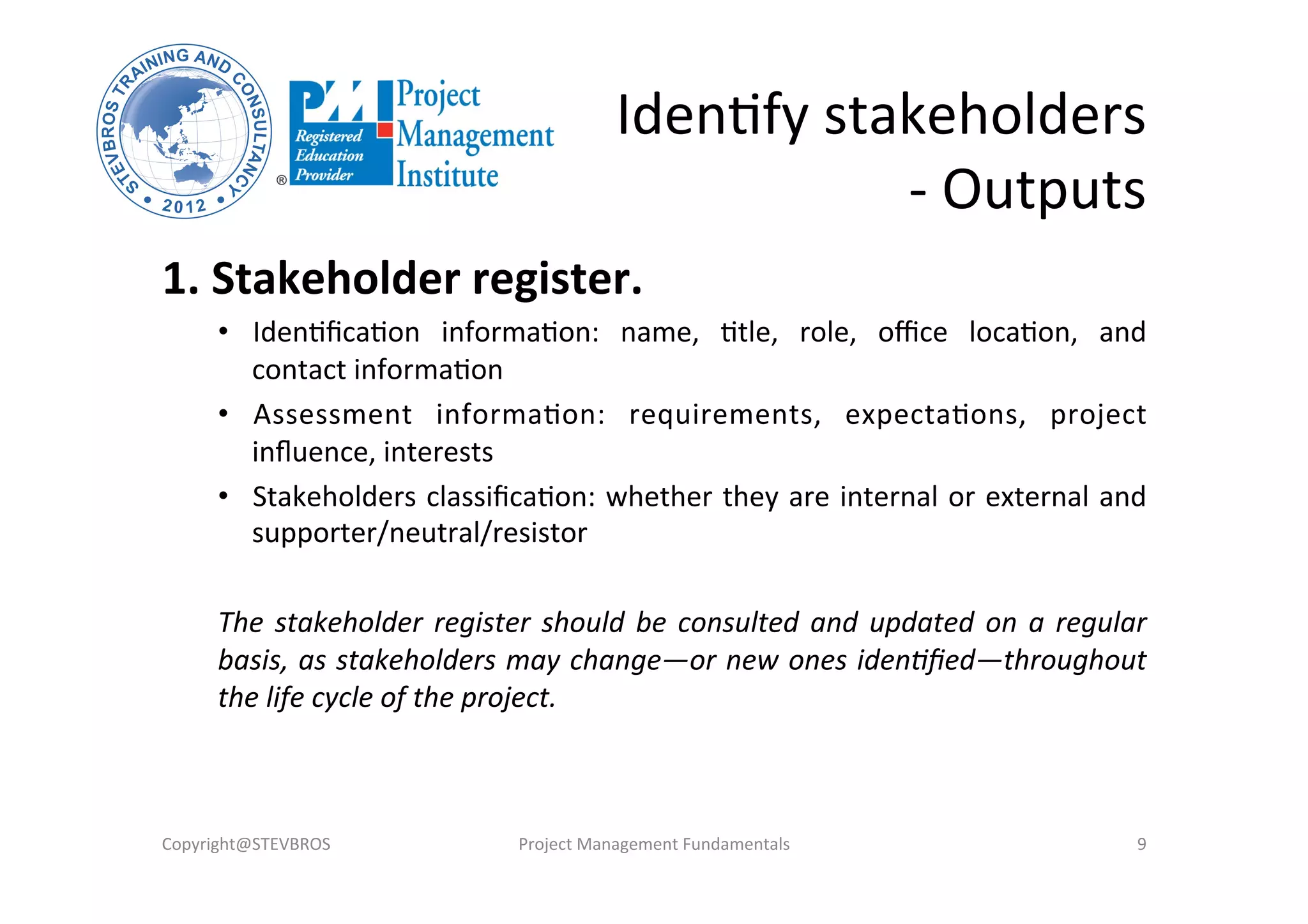 Project Stakeholder Management | PDF