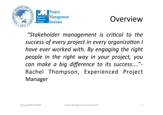 Project Stakeholder Management | PDF | Business | Business and Finance