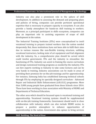 Skill Building: The Need of the Hour | PDF