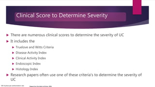 Ulcerative Colitis (IBD) | PPTX