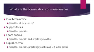 Ulcerative Colitis (IBD) | PPTX