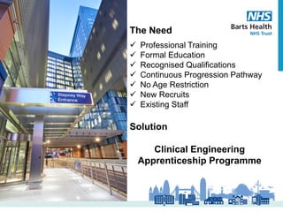 Apprenticeship Model For Clinical Engineering Workforce Development | PPT