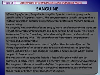 Description of temperament & character traits | PPT