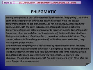 Description of temperament & character traits | PPT