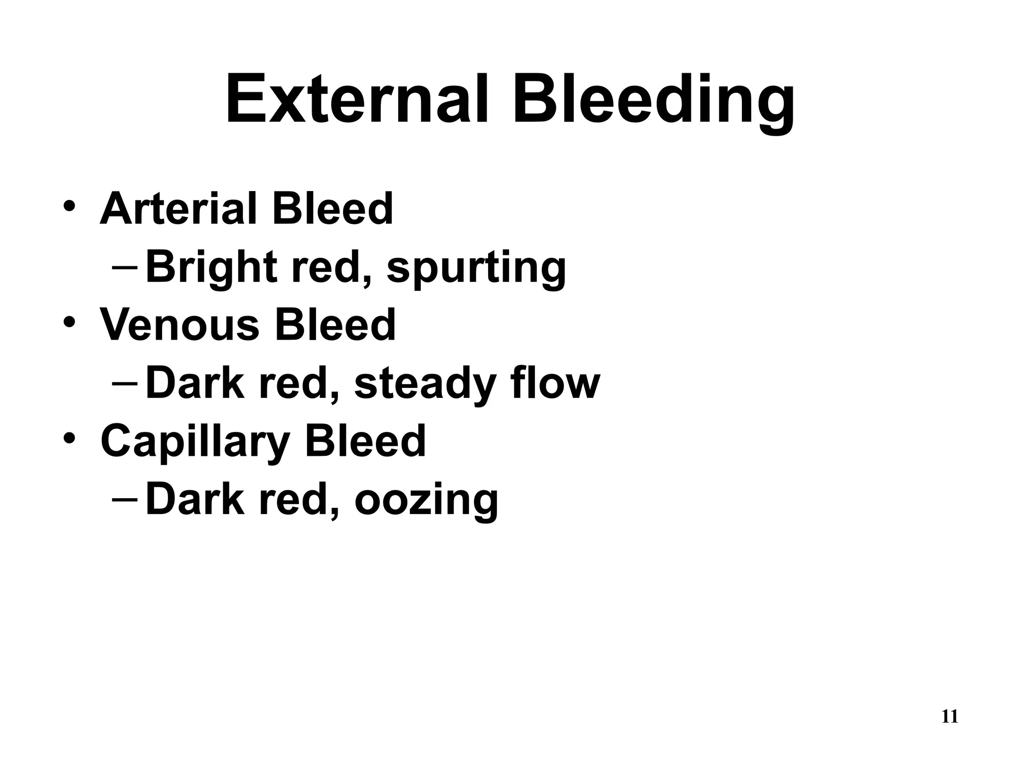 Bleeding and Shock. Emergency Medial Services | PPT