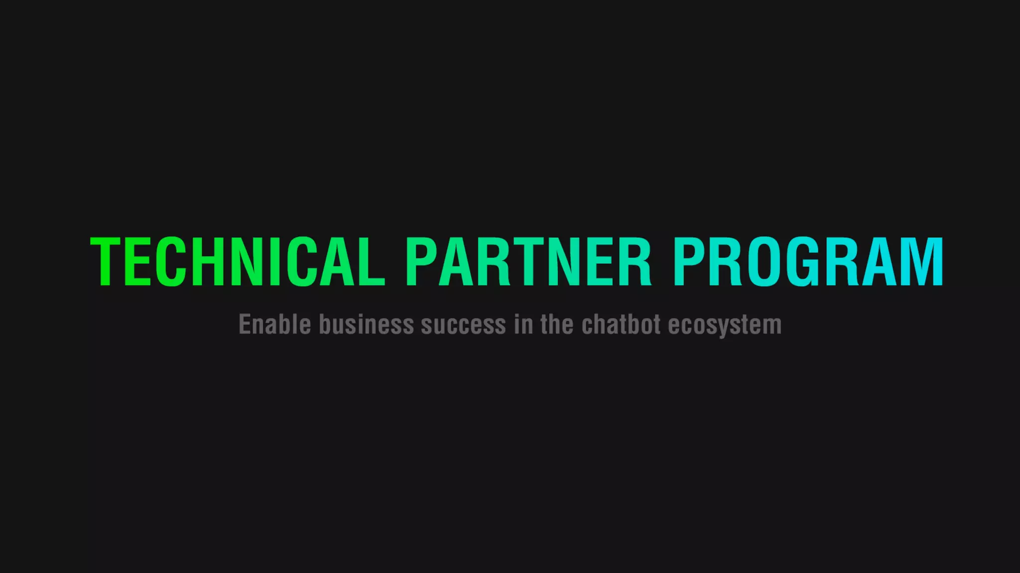 LINE Technical Partner Program | PPTX