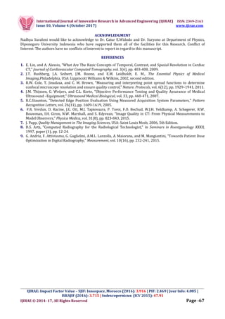 DETERMINATION OF SPATIAL RESOLUTION IN COMPUTED RADIOGRAPHY (CR) BY ...
