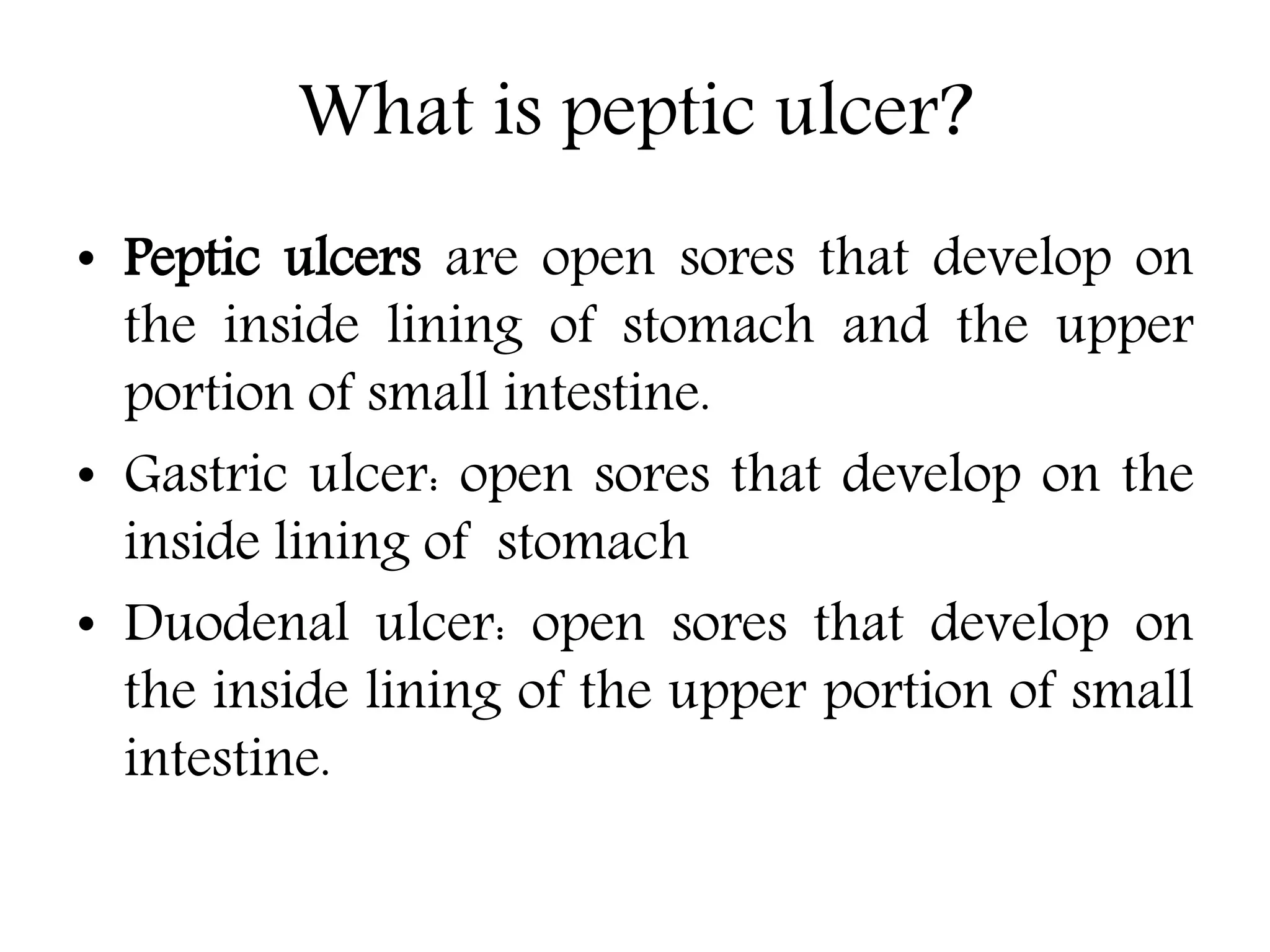 pharmacology of peptic ulcer disease | PPTX