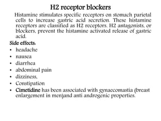 pharmacology of peptic ulcer disease | PPTX