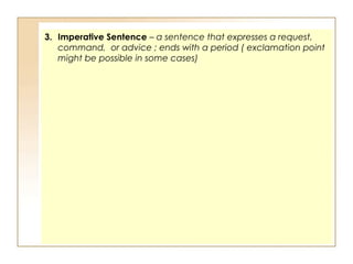 Kinds of Sentences | PPT